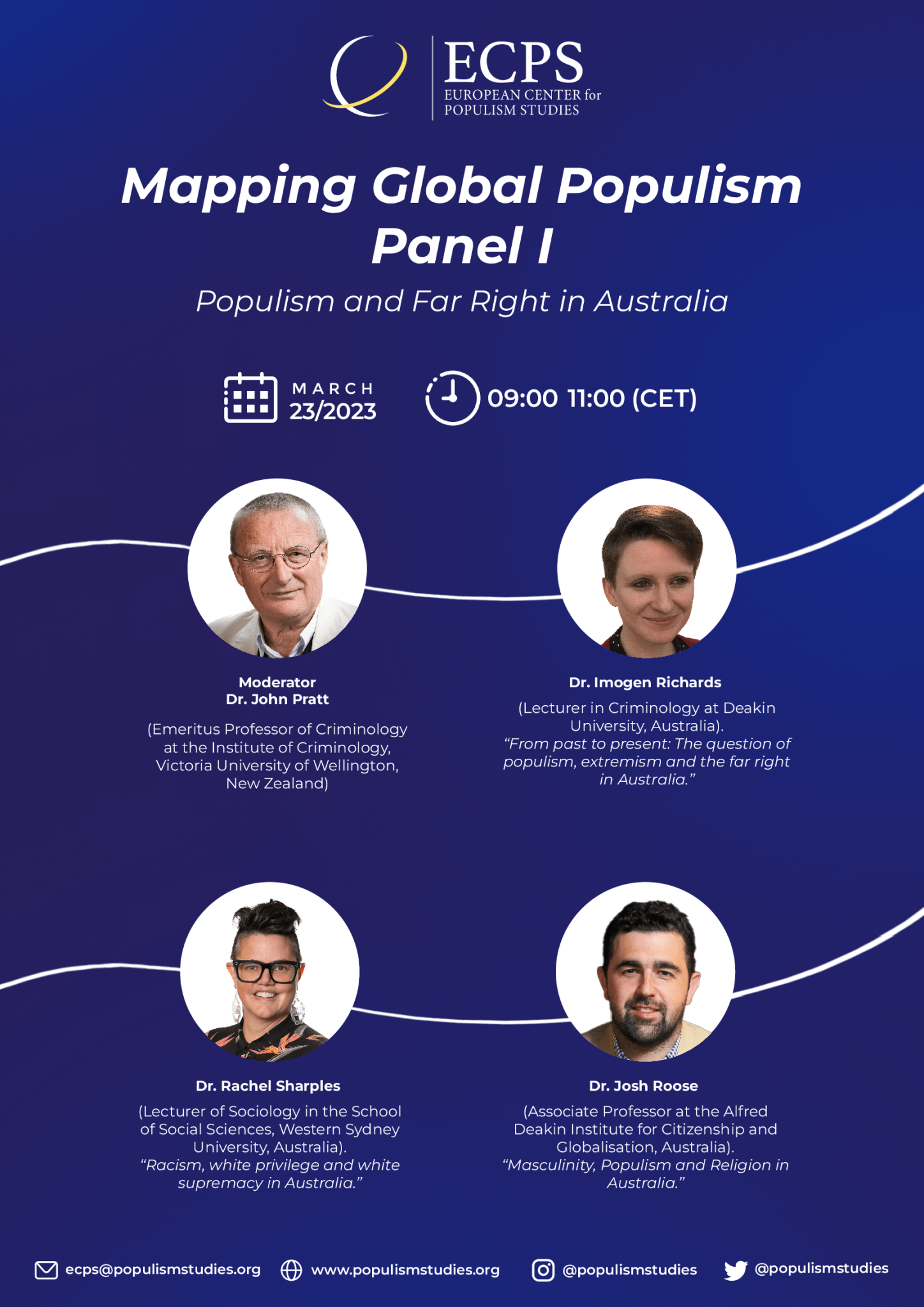 Mapping Global Populism - Panel #1: Populism and Far Right in Australia ...