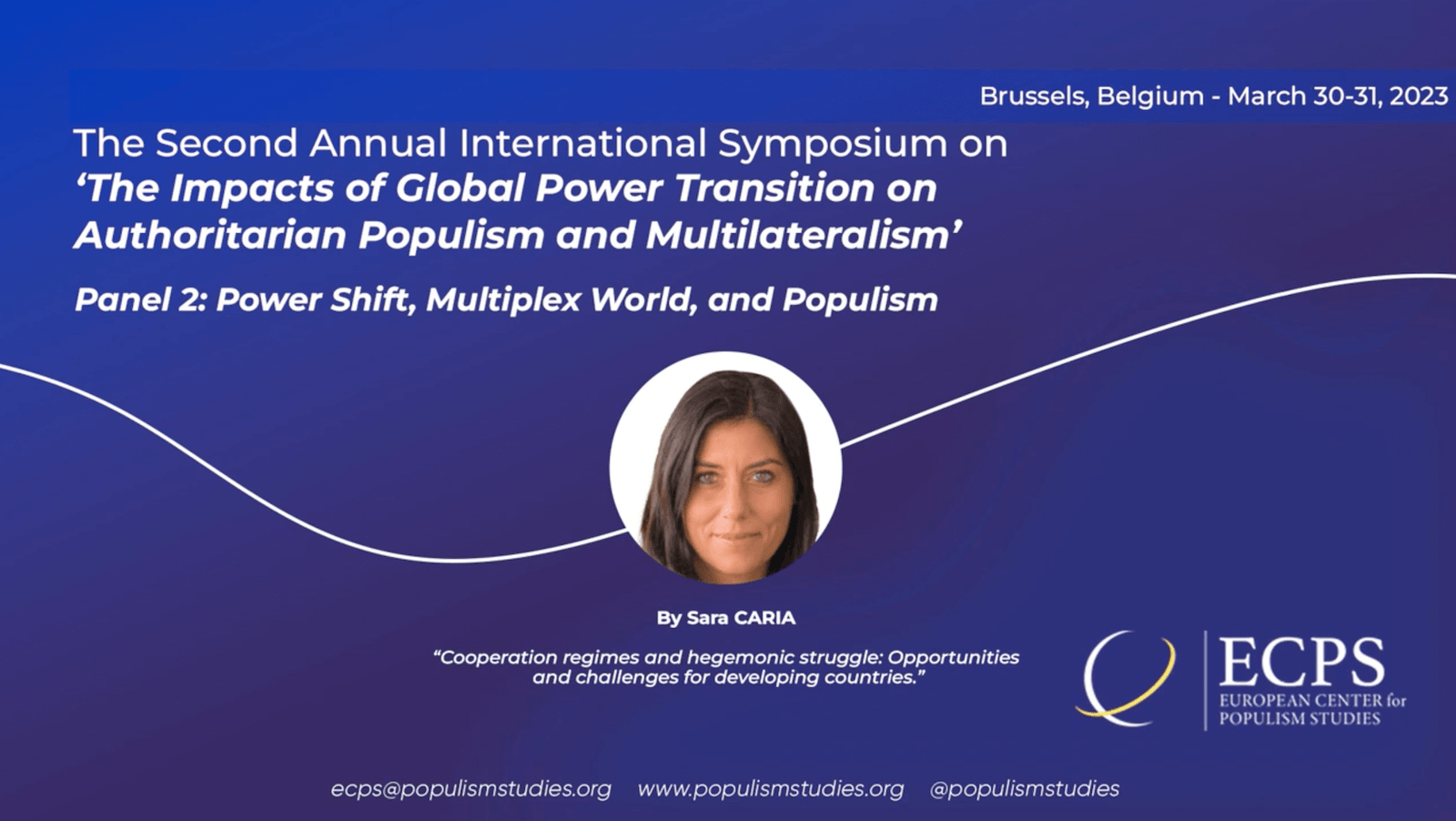 “Cooperation regimes and hegemonic struggle: Opportunities and ...