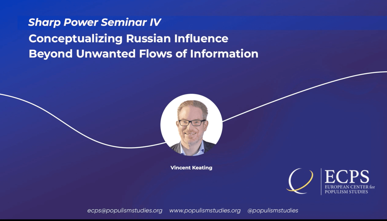 Talk Series on Sharp Power – Vincent Charles Keating: Sharp Power, or ...