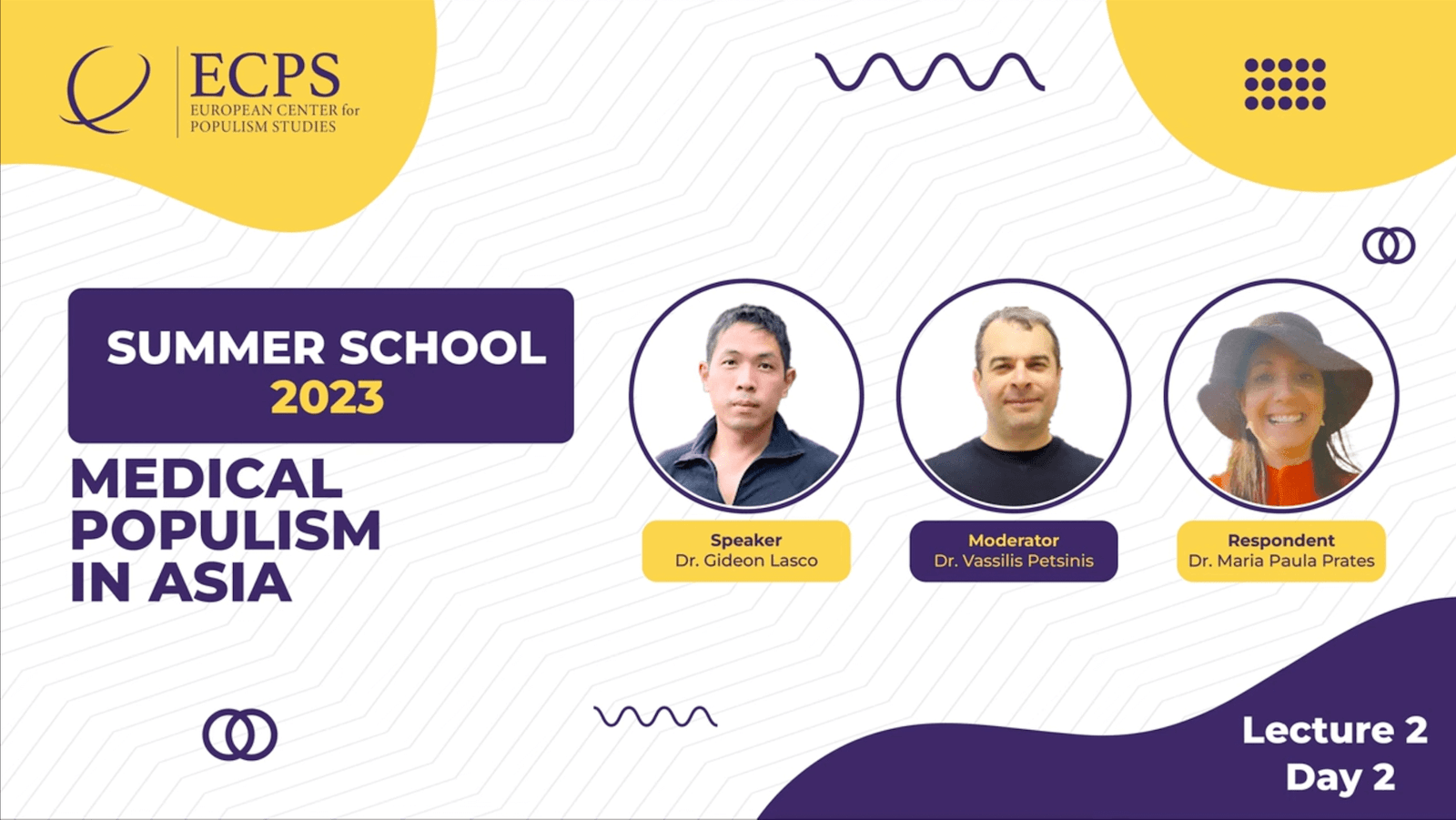 ECPS Academy – Summer School 2023: "COVID-19 and the evolving nature of ...